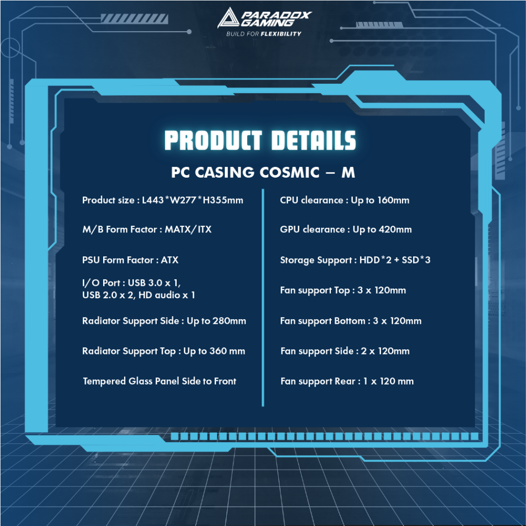 COSMIC-M | BUILD FOR FLEXIBILITY